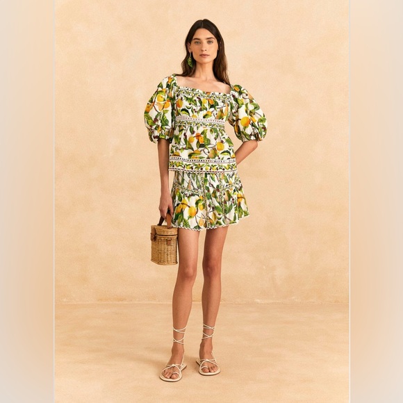 FARM Rio | Tops | Farm Rio Offwhite Fruit Orchard Blouse | Poshmark